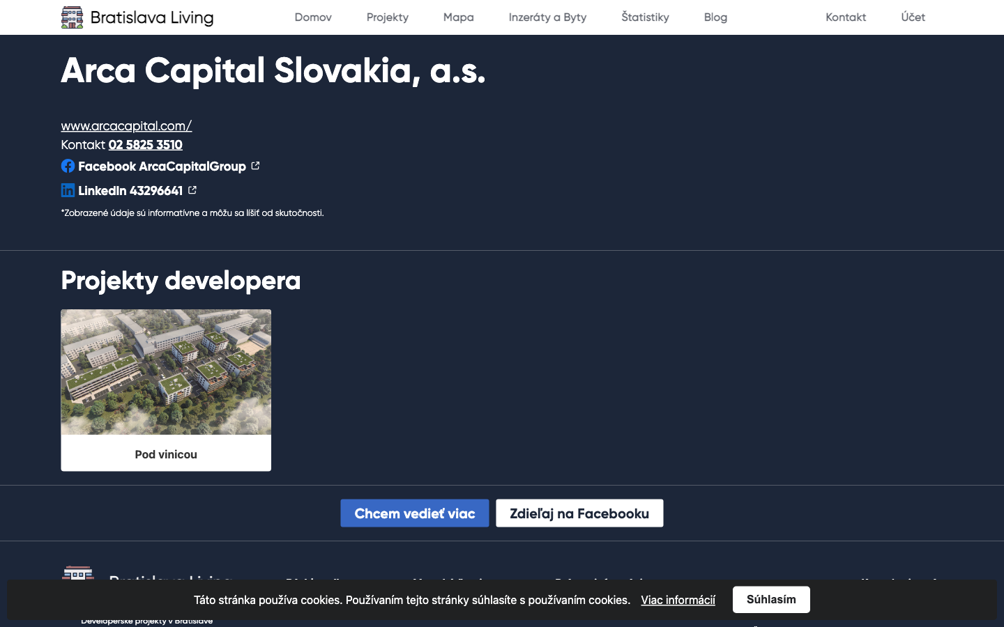 Arca Capital Slovakia, a.s. - Developer v Bratislave | Projekty a ...