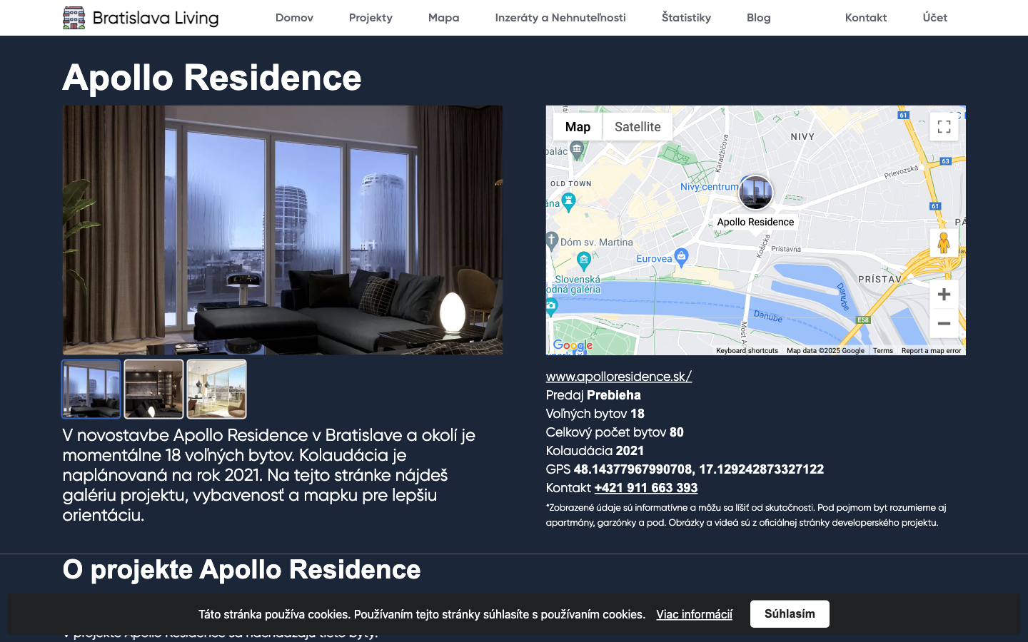 Apollo Residence novostavba developerský projekt v Bratislave | Byty v Bratislave