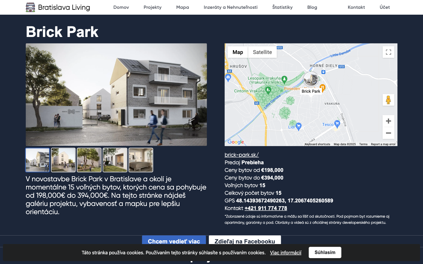 Brick Park novostavba developerský projekt v Bratislave | Byty v Bratislave