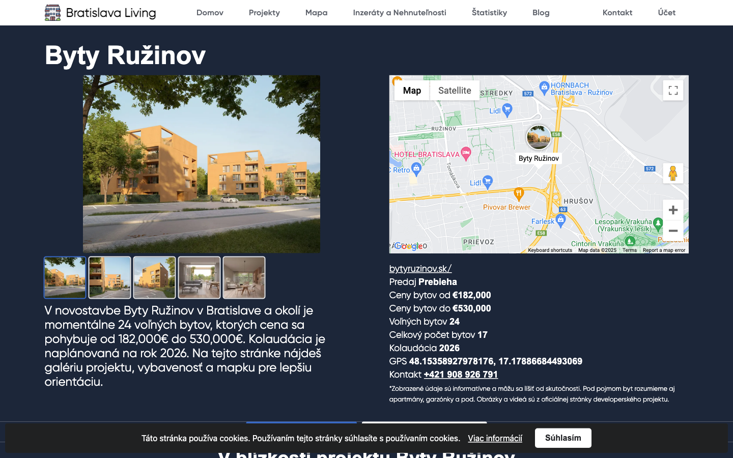 Byty Ružinov novostavba developerský projekt v Bratislave | Byty v ...