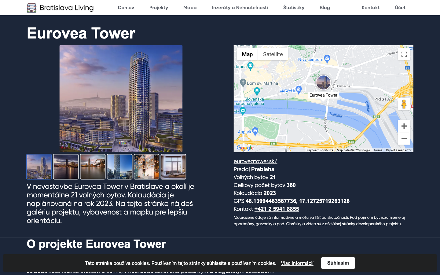 Eurovea Tower novostavba developerský projekt v Bratislave | Byty v ...