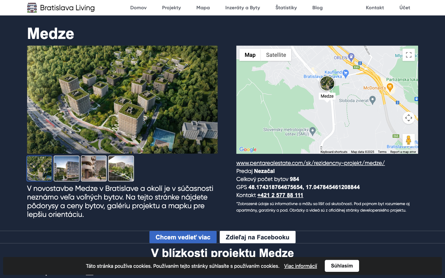 Medze novostavba developerský projekt v Bratislave | Byty v Bratislave