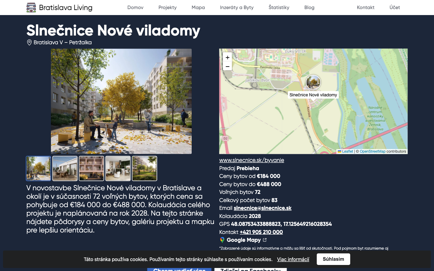 Slnečnice Nové viladomy novostavba developerský projekt v Bratislave ...