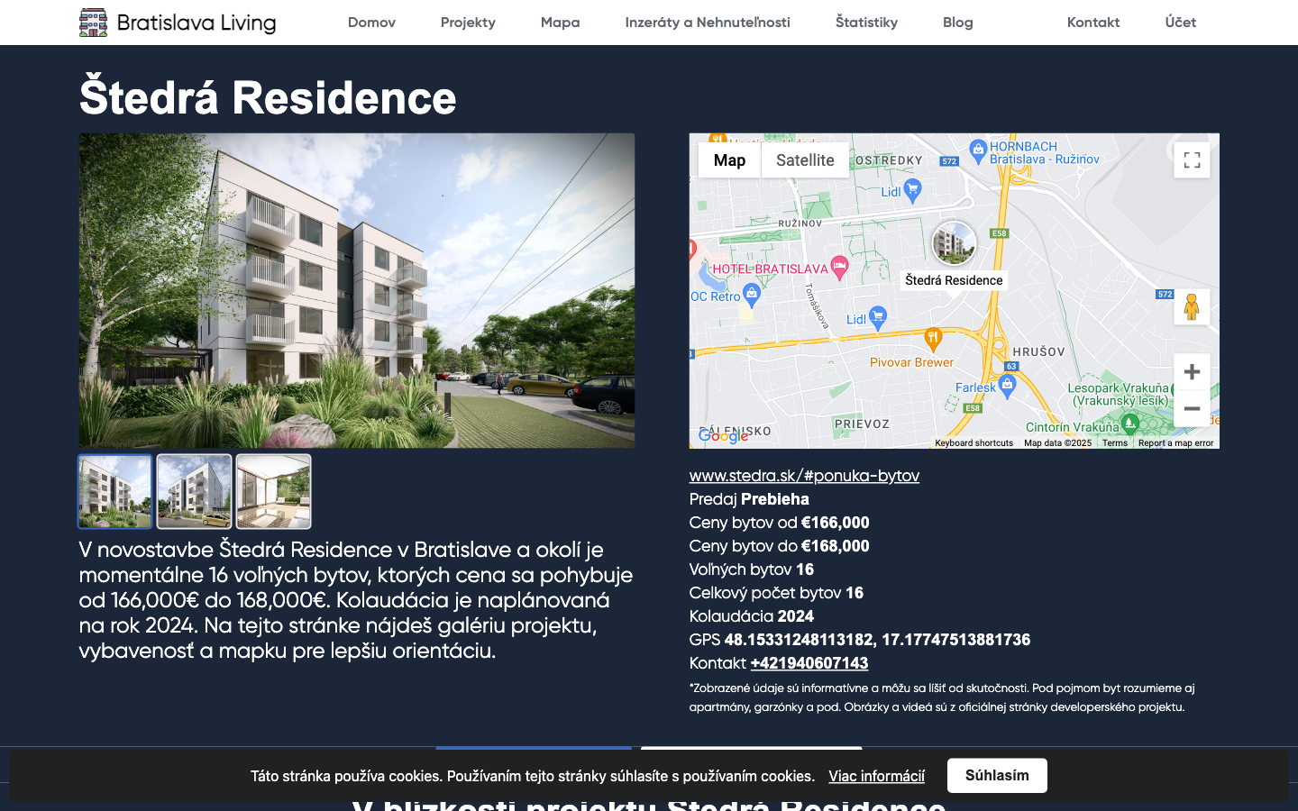 Štedrá Residence novostavba developerský projekt v Bratislave | Byty v ...